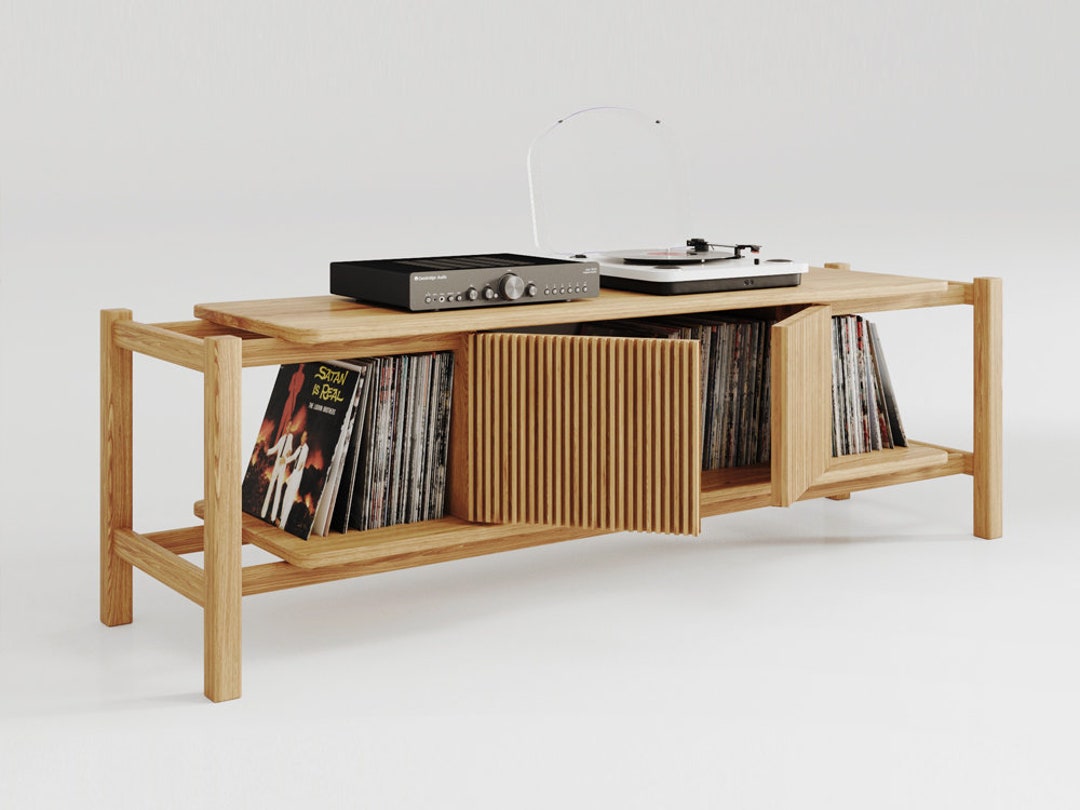 Long Play Audio Stand, Gramophone Stand, TV Cupboard, Vinyl Record ...