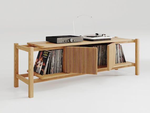 Long Play Audio Stand Gramophone Stand TV Cupboard Vinyl - Etsy UK