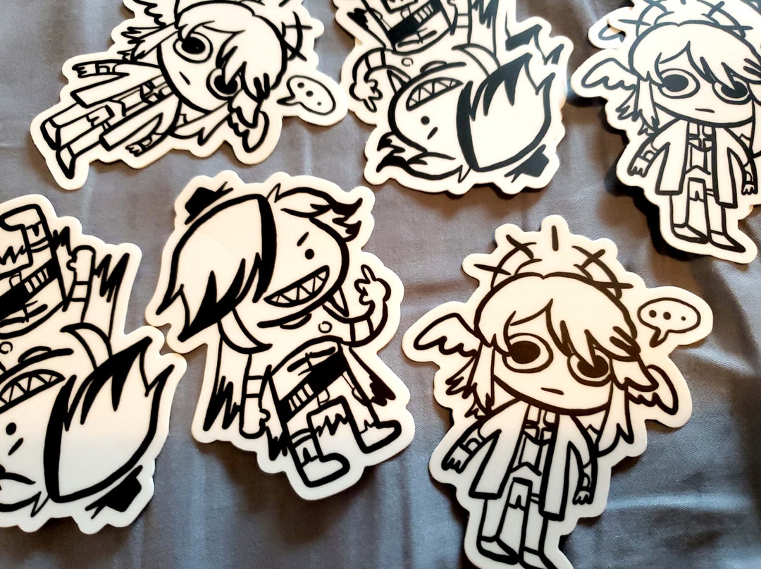 Hsr Doodle Stickers - Etsy