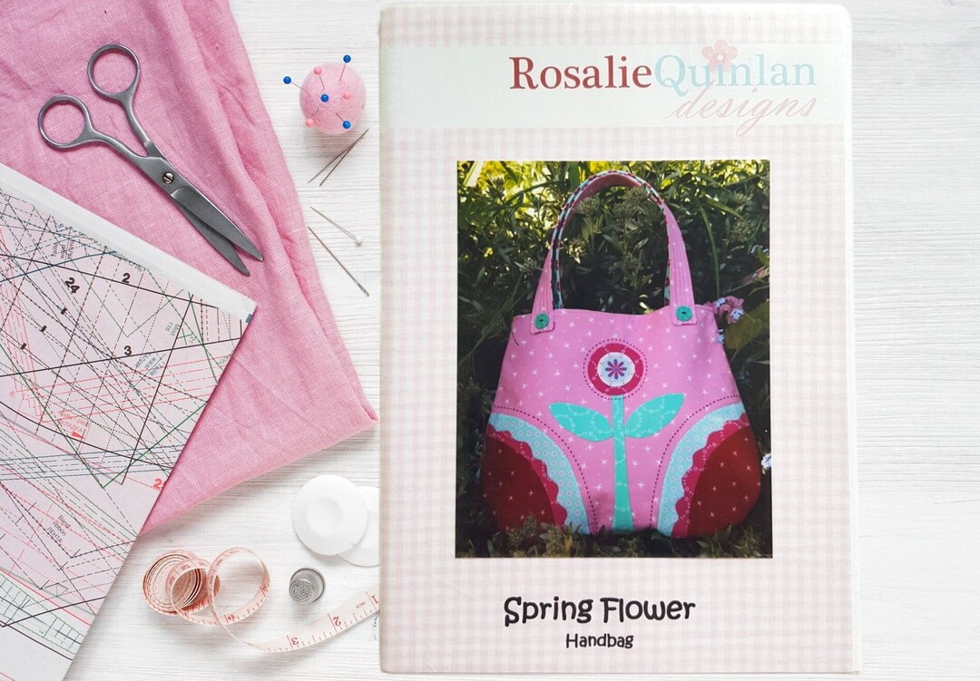 Pattern Bag Spring Flower Rosalie Quinlan Manual R188 Instructions ...