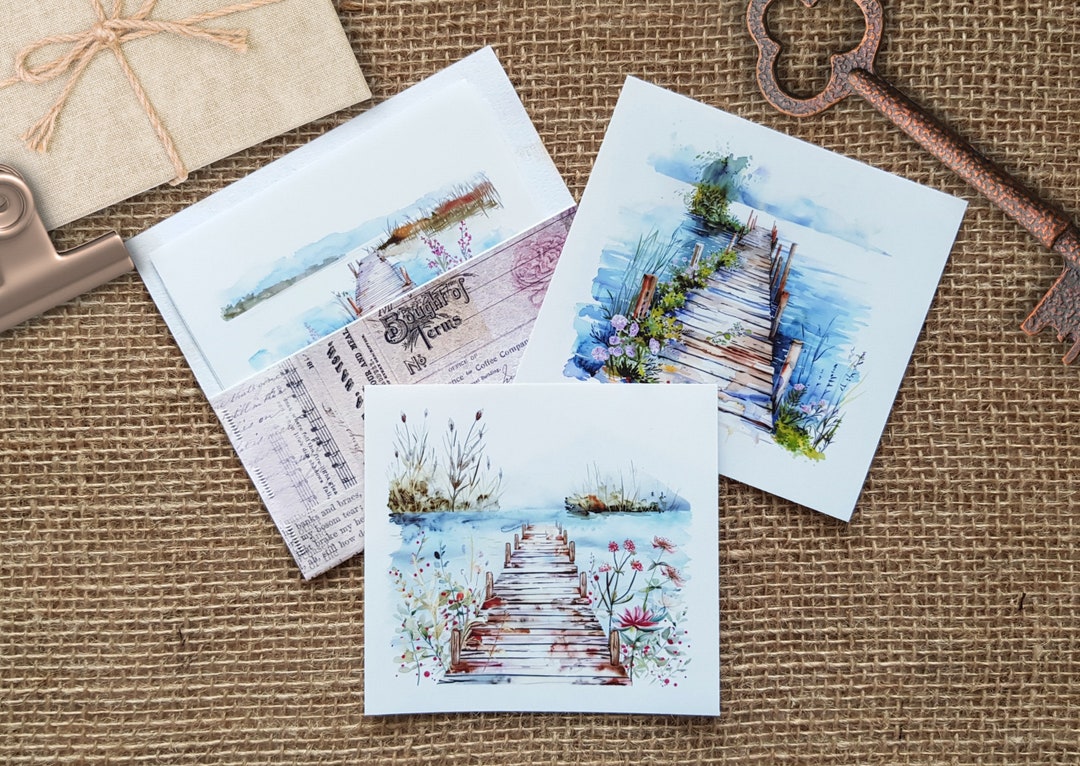Boardwalk Sticker Set - 6 Transparent Background Stickers for Journal ...