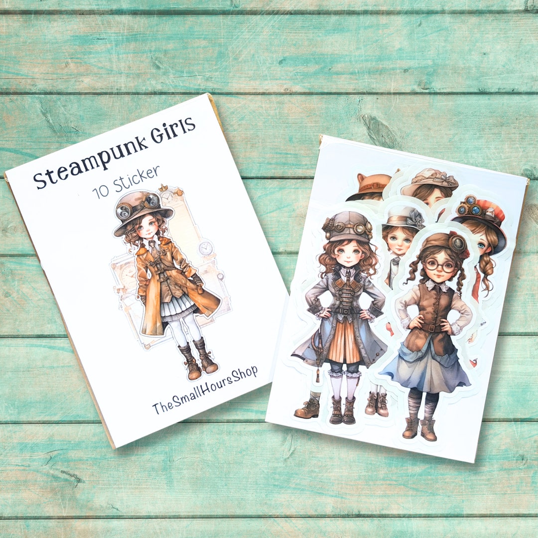 Charming Girls Sticker Set 12 Individual Stickers Bullet Journal ...