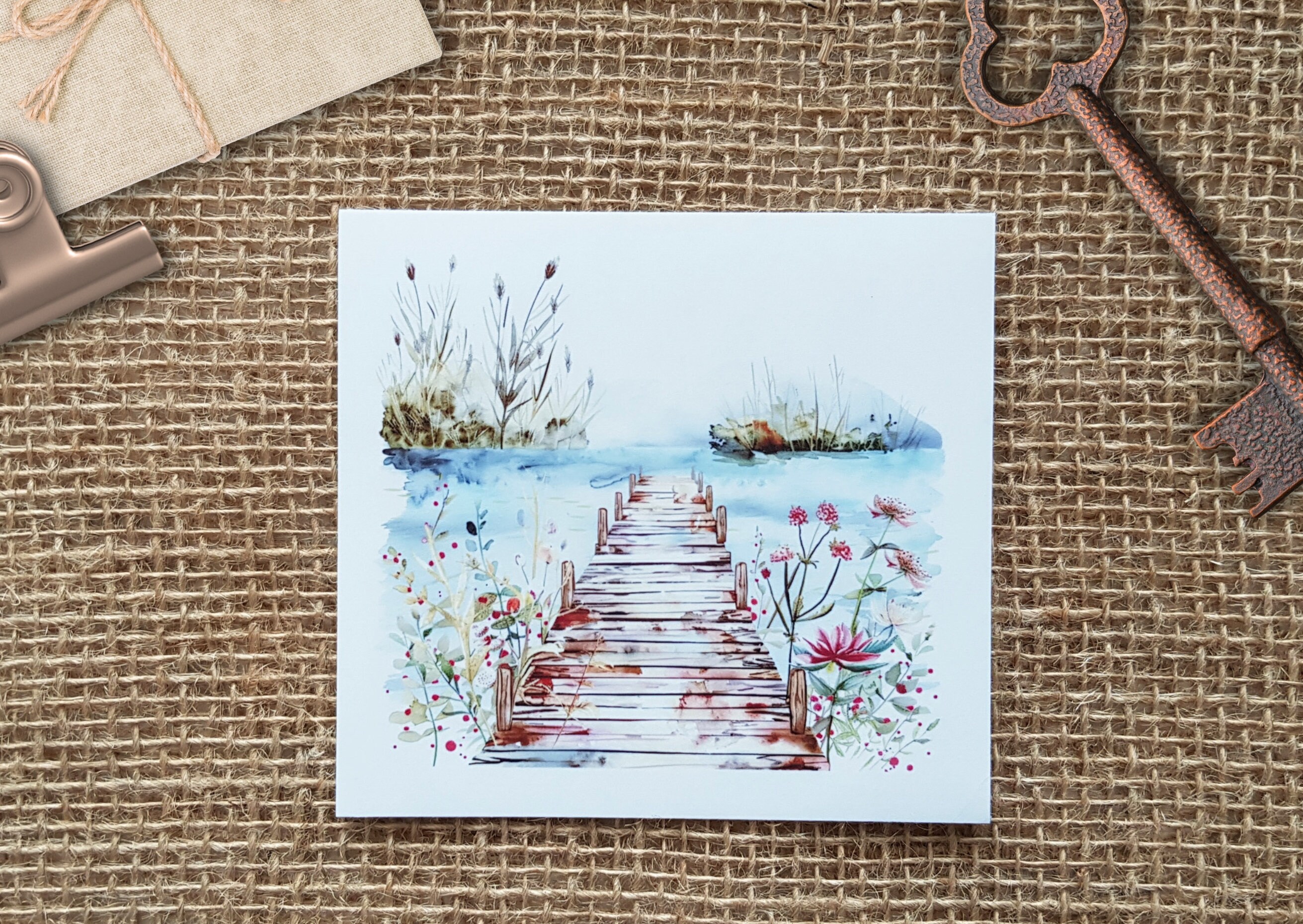 Boardwalk Sticker Set - 6 Transparent Background Stickers for Journal ...