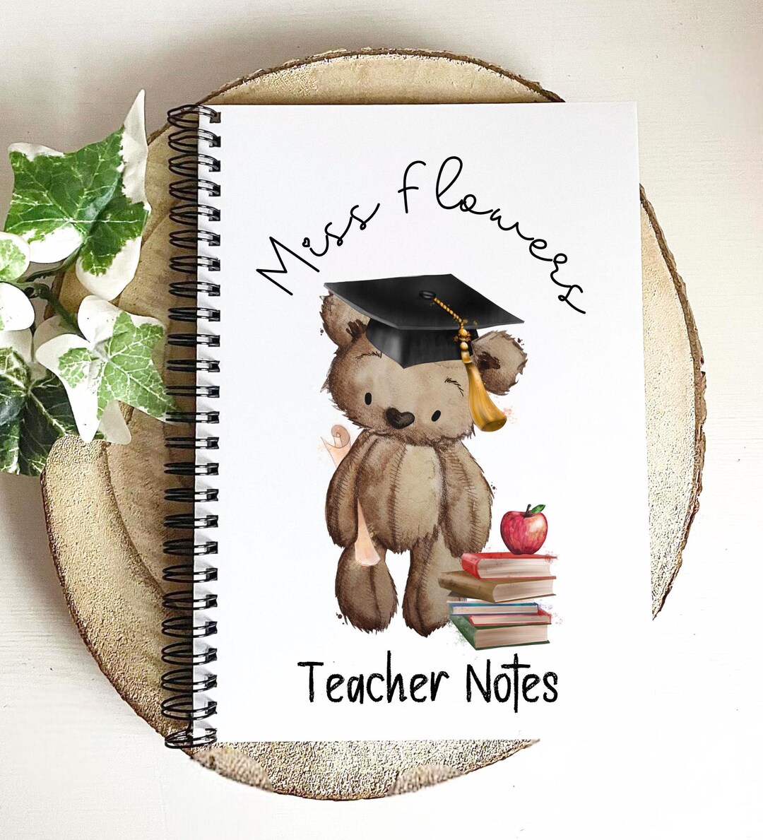 Personalised Teacher Notebook, Thank You Gift, Teacher Gift, Teacher ...