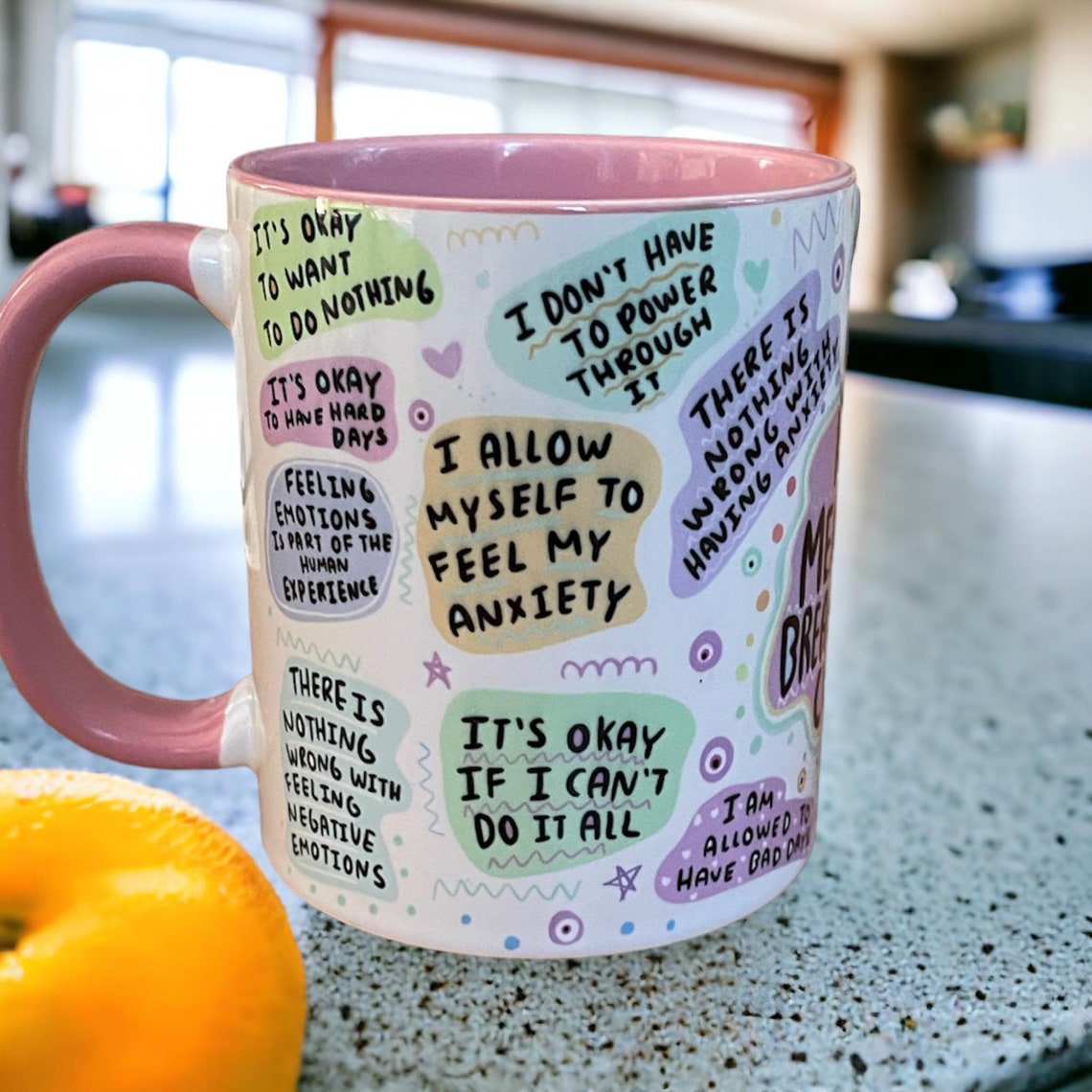 My Mental Breakdown Mug, Birthday Gift, Positivity Gift, Wellbeing Gift ...