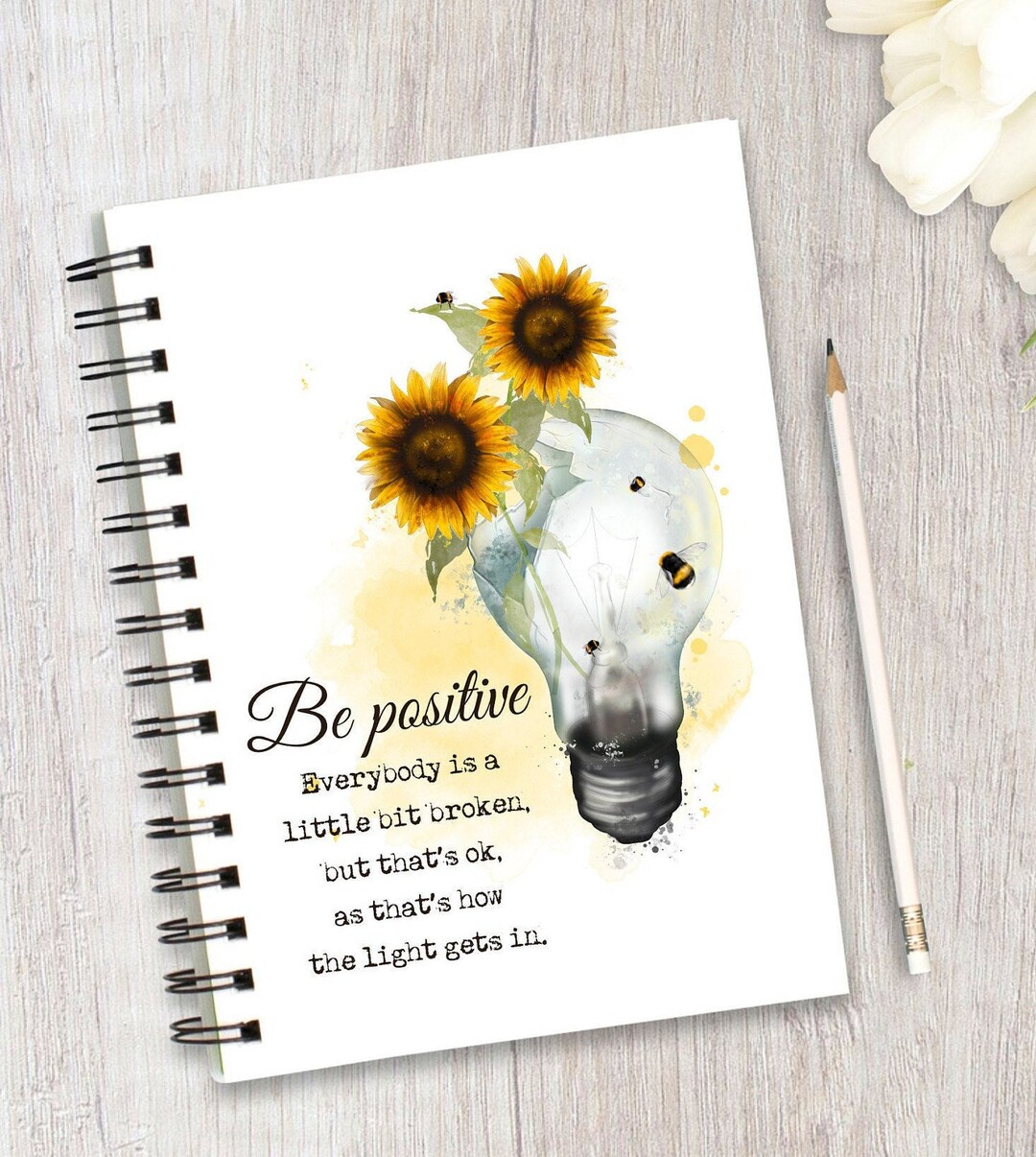 Personalised Positivity Notebook Giftmotivational Notebook - Etsy UK