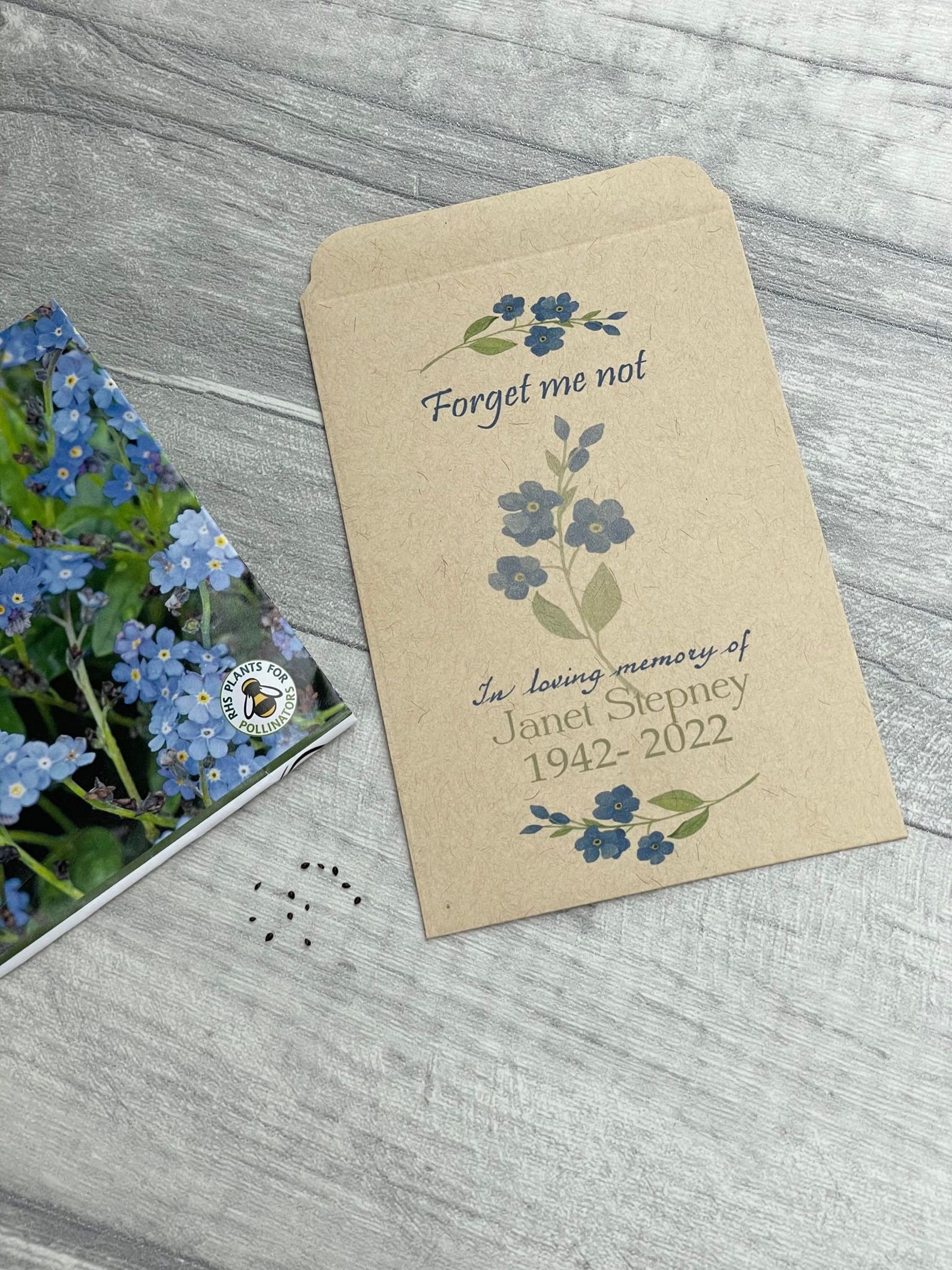 Personalised in Loving Memory Seed Packets Remembrance Seed - Etsy UK