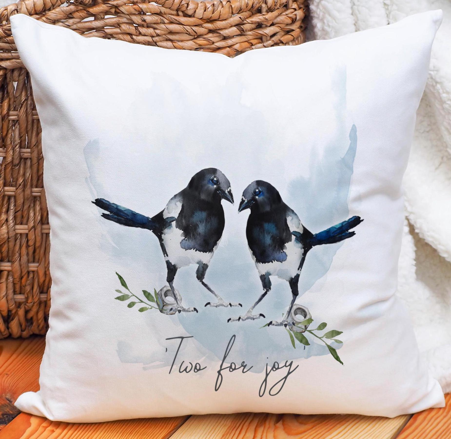 Personalised Magpie T-shirt, Magpies Shirt, Adult Gift, Two for Joy ...