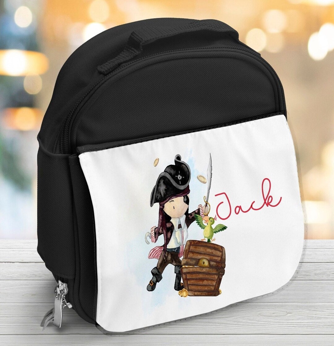 Personalised Children's Pirate Lunch Bag, Pirate Bag, Pirate Boy ...