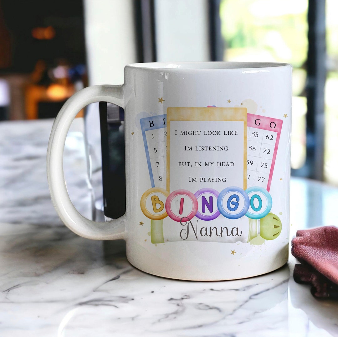 Personalised Bingo Mug Bingo Players Mug Bingo Gift - Etsy