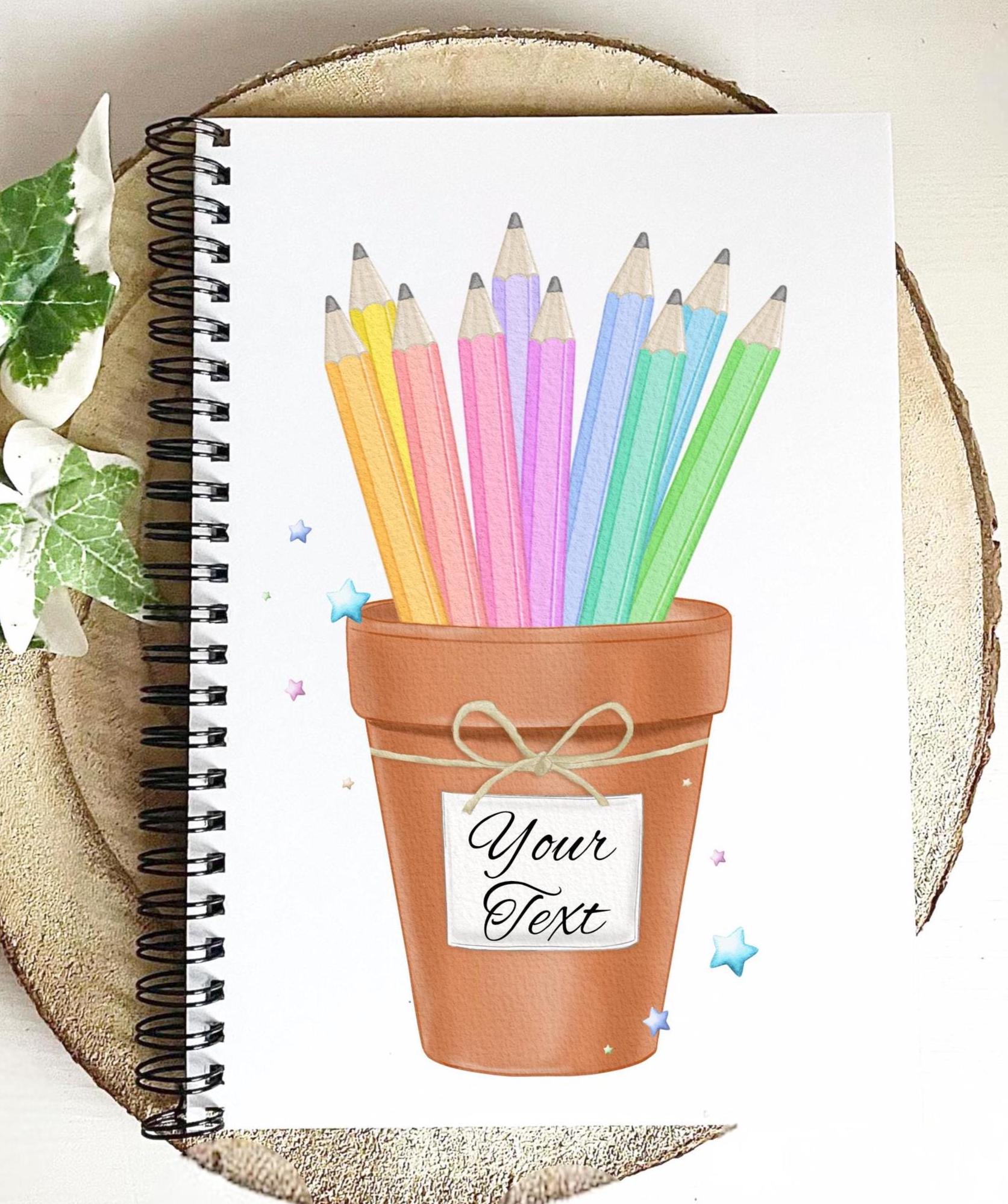 Personalised Teacher Notebook, Thank You Notebook Gift, End of Year ...
