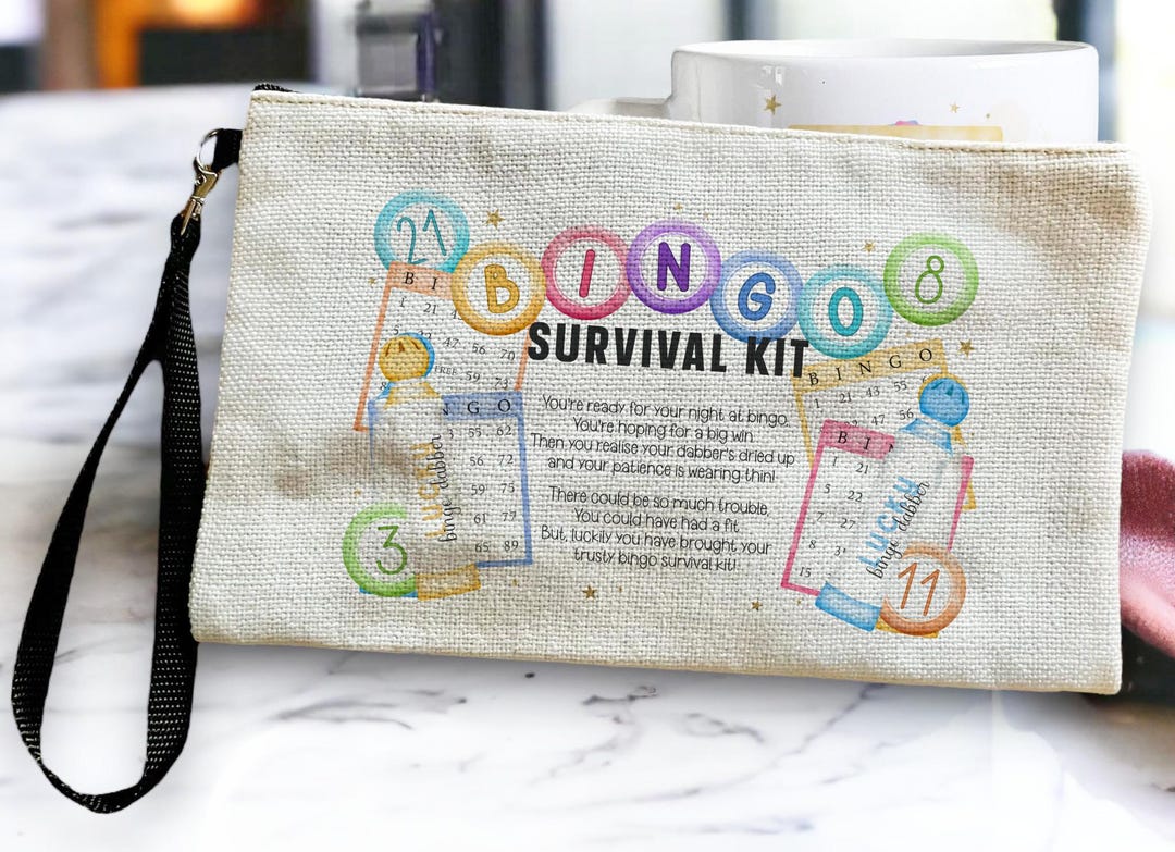 Personalised Bingo Bag, Bingo Accessory, Bingo Dabber Holder, Bingo ...