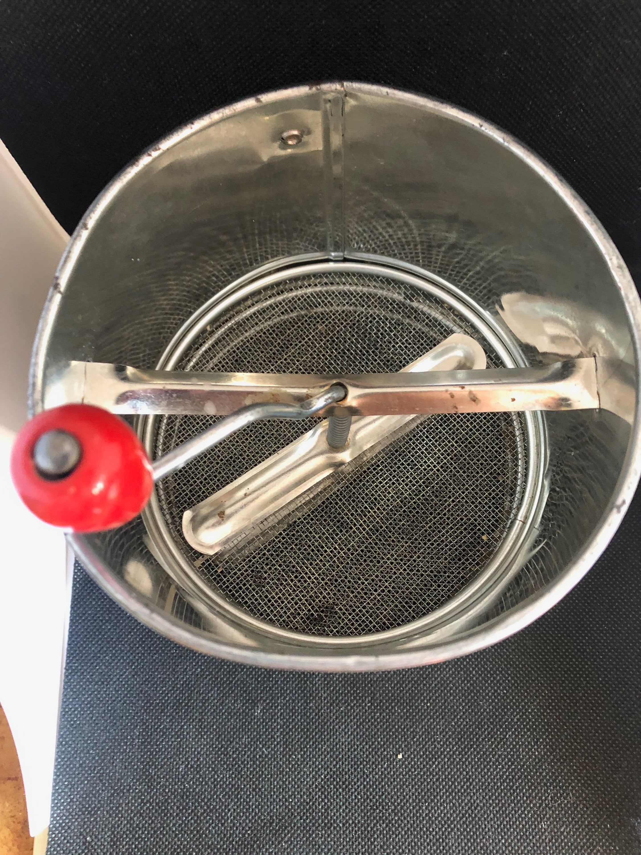 Vintage Androck Triple Sifter With Flowers on Side and a Red - Etsy