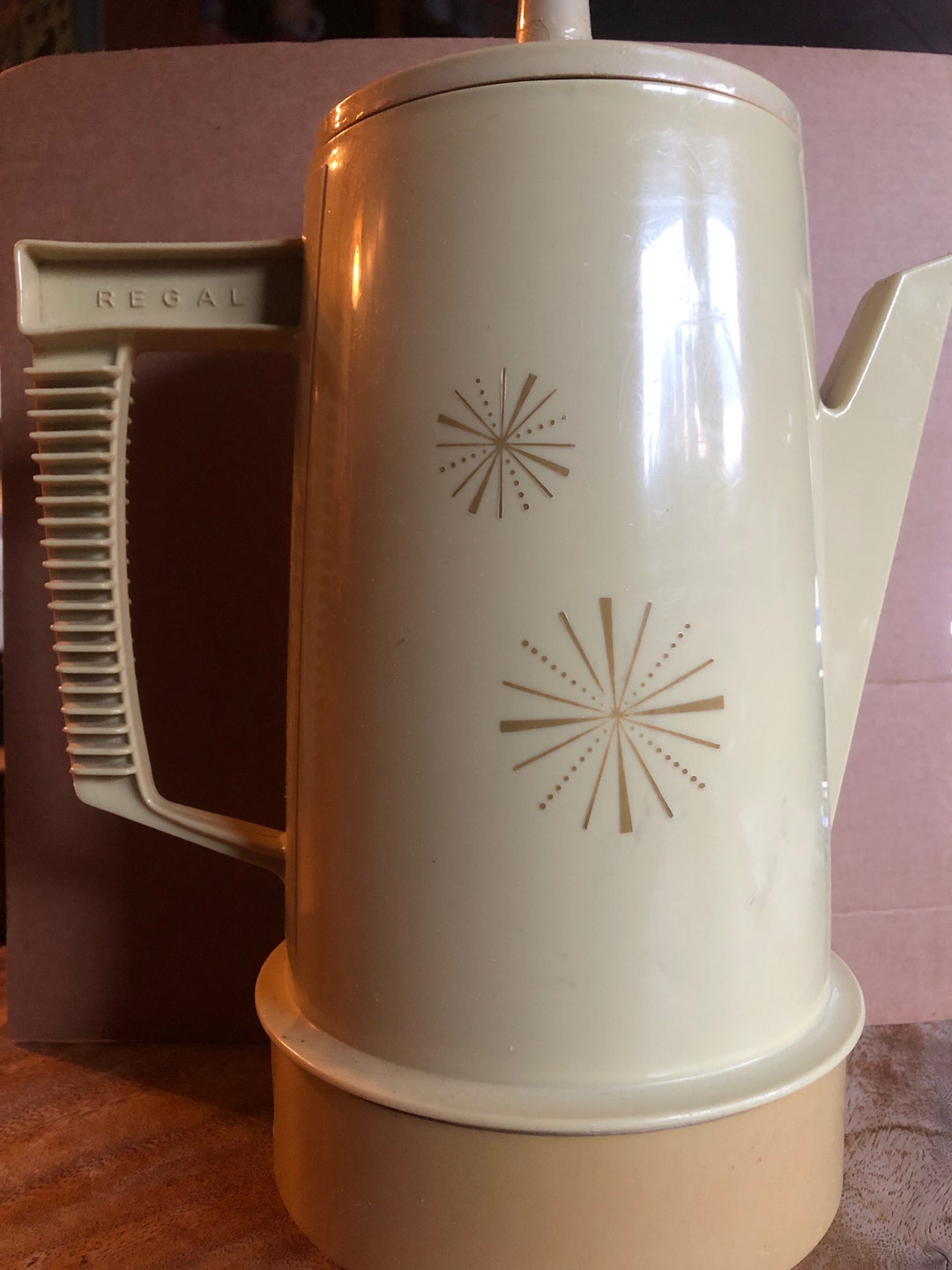 Regal Poly Perk 4-8 Cup Automatic Percolator Yellow With Starburst Pattern - Etsy