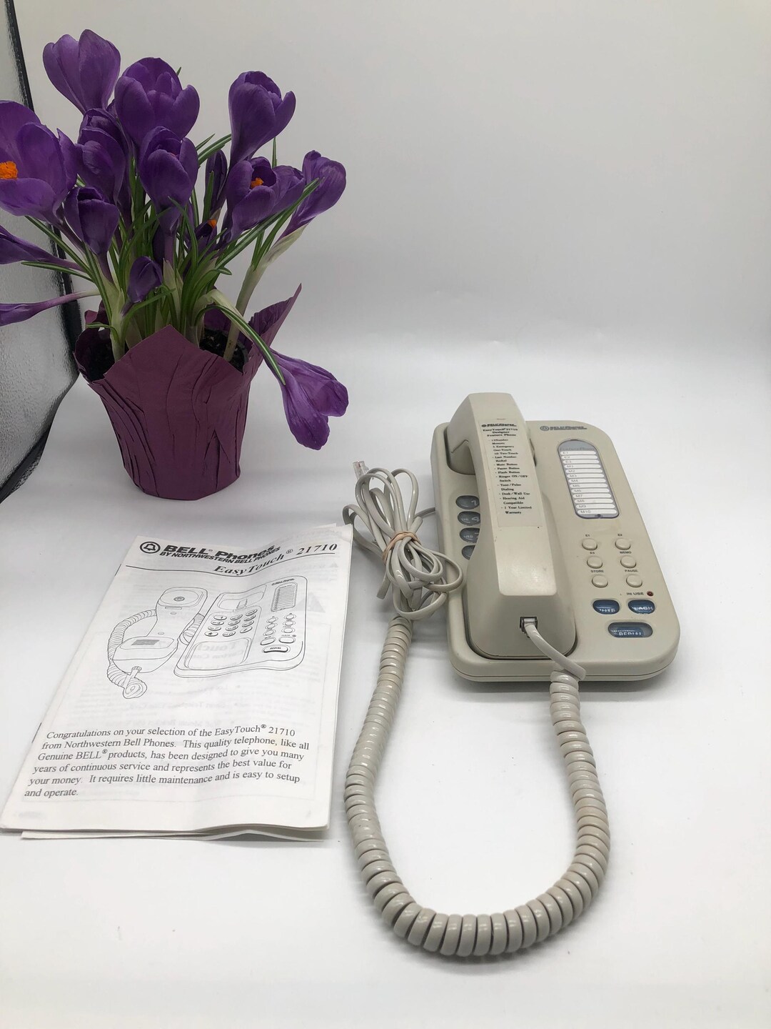Landline Phone Made by Bell Phones, Has Push Button Dialing, 13 Phone ...