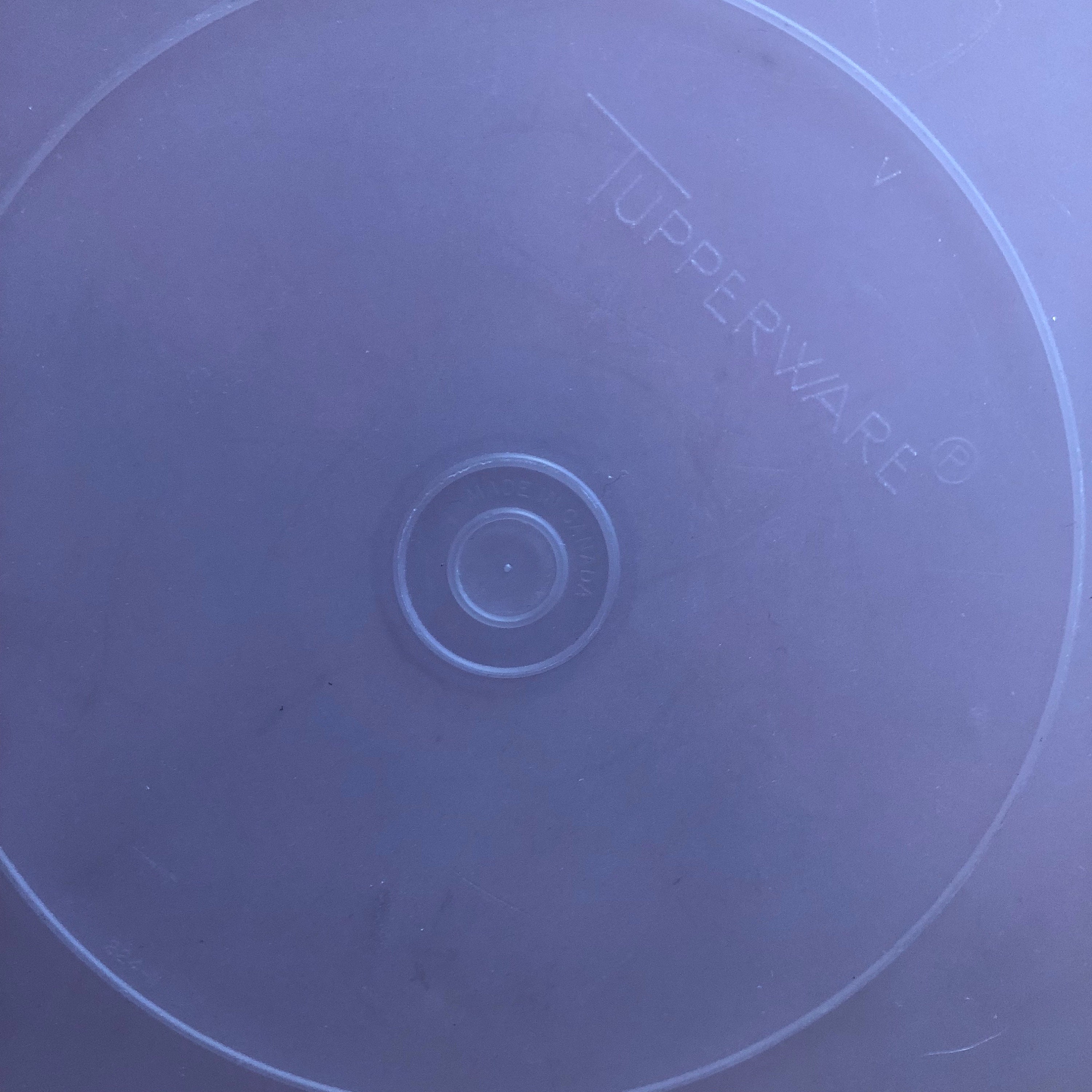 Tupperware Wagon Wheel With Centre Circle and Lid, Has No Handle - Etsy