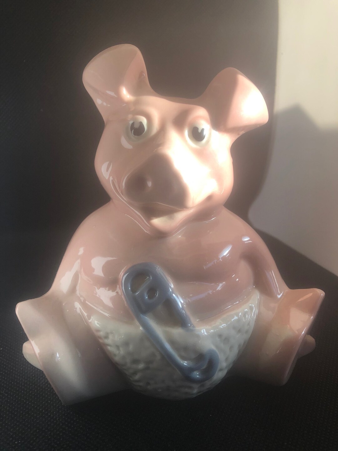 Vintage Natwest Baby Pig in Diaper Piggy Bank Made by Wade Potteries in ...