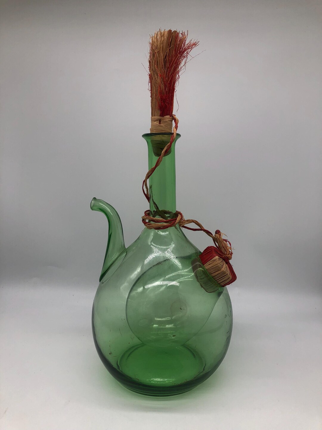 Vintage Princess House Italian Wine Decanter, Blown Glass With ...