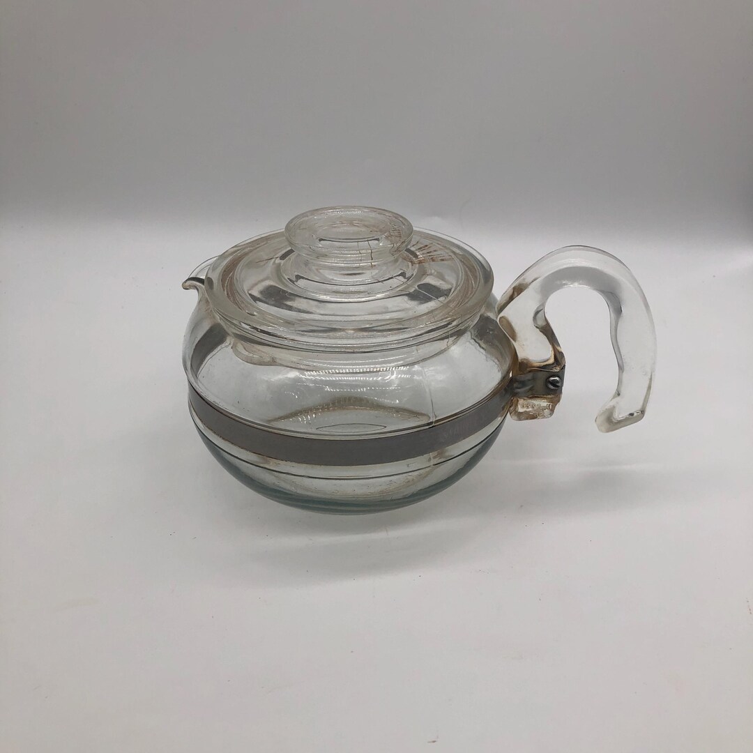 Clear Pyrex Flameware Tea Pot From 1960's - Etsy