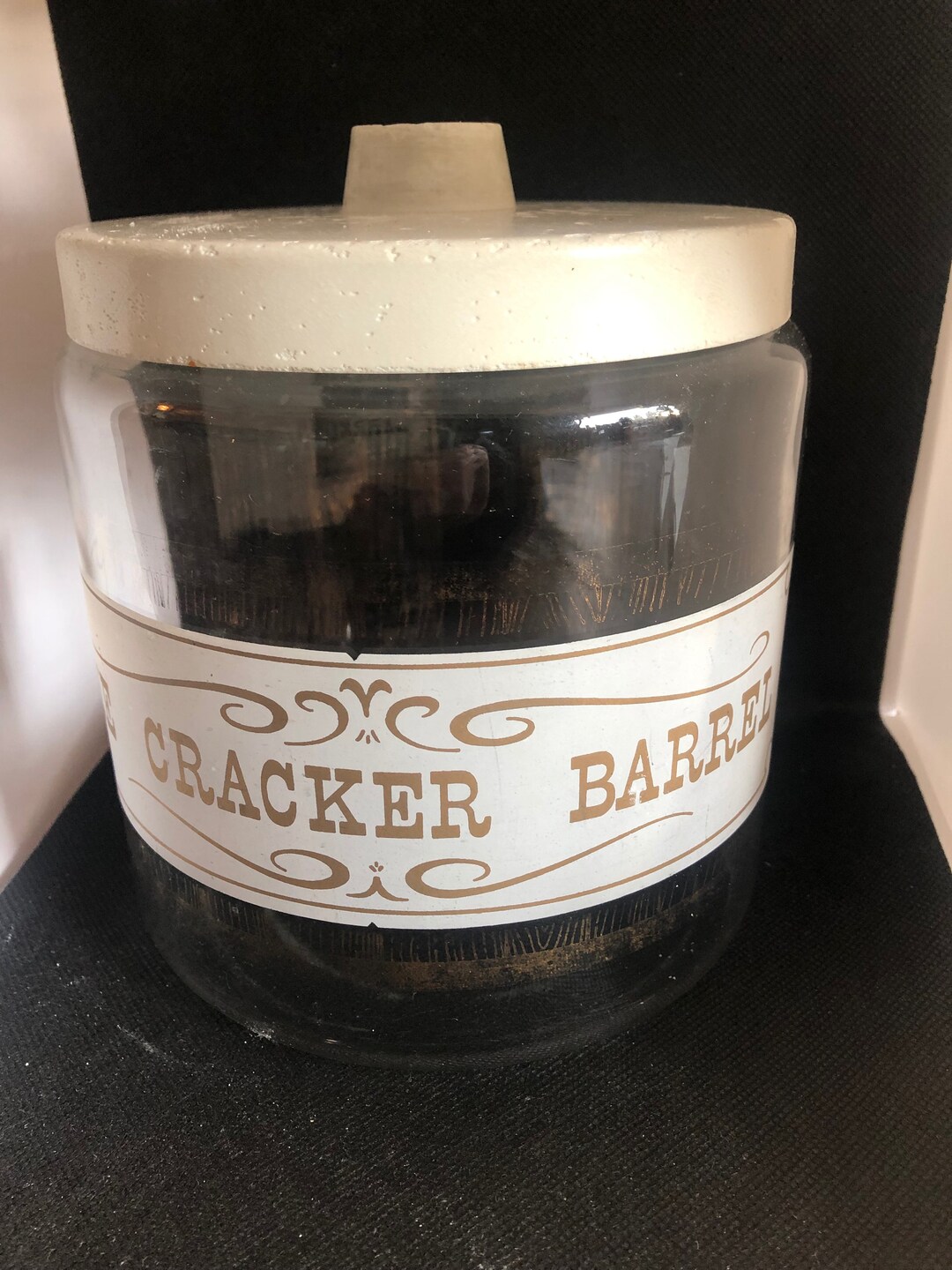 Vintage Pyrex Cracker Barrel Jar With Plastic Lid From the 1960s - Etsy