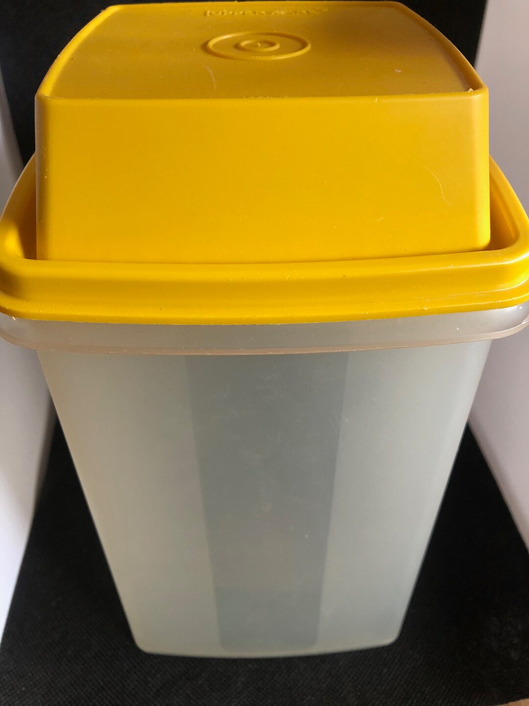 Tupperware Pickle Container Only 2 Piece Yellow Snap on Lid - Etsy