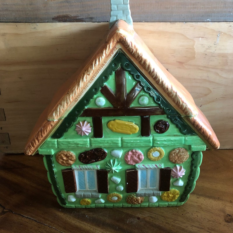 House Cookie Jar - Etsy