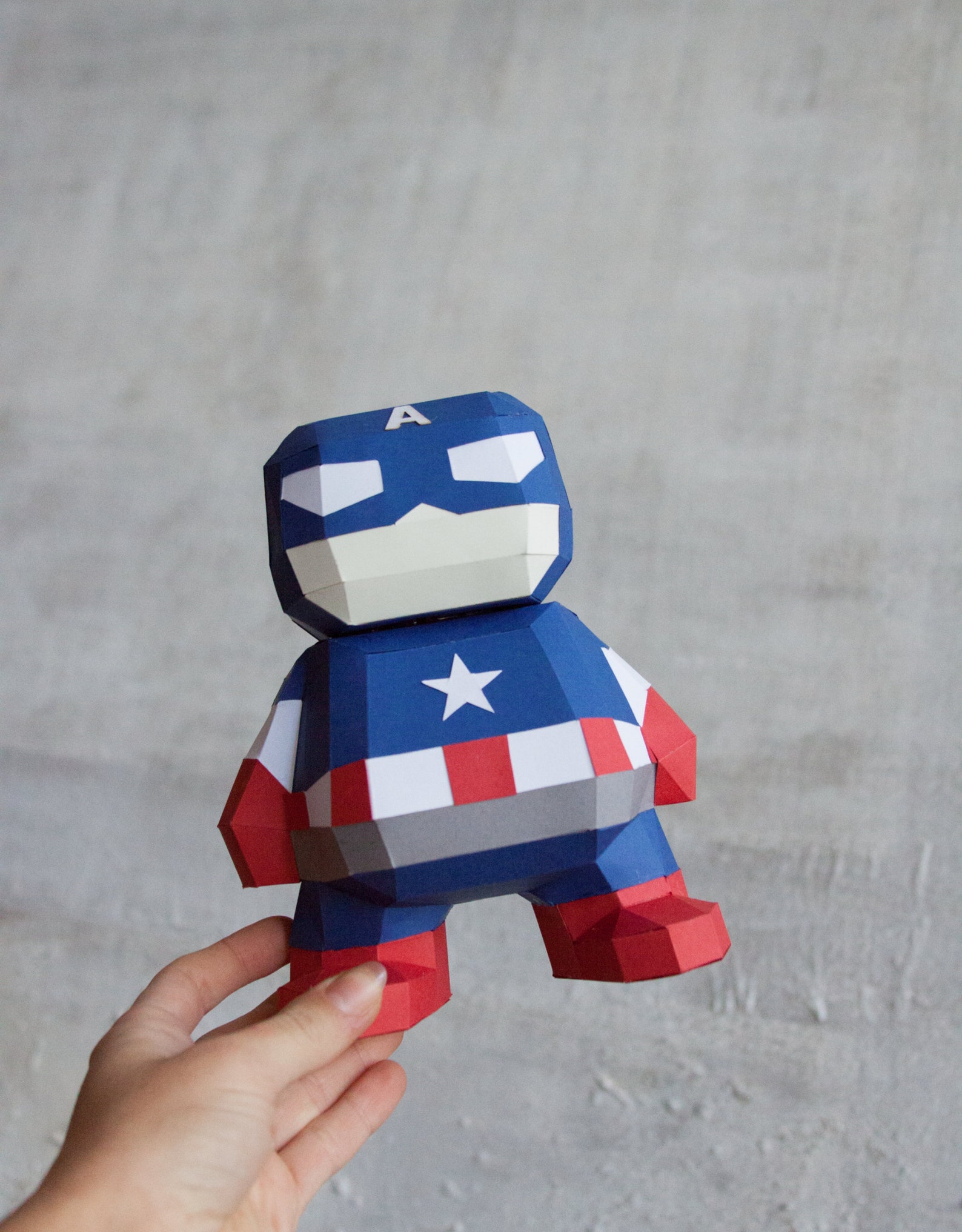 DIY Superhero PDF Template Comic Character 3D Papercraft - Etsy