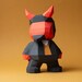 DIY Lucifer in Suit Figure, Devil's Papercraft Template, Halloween ...