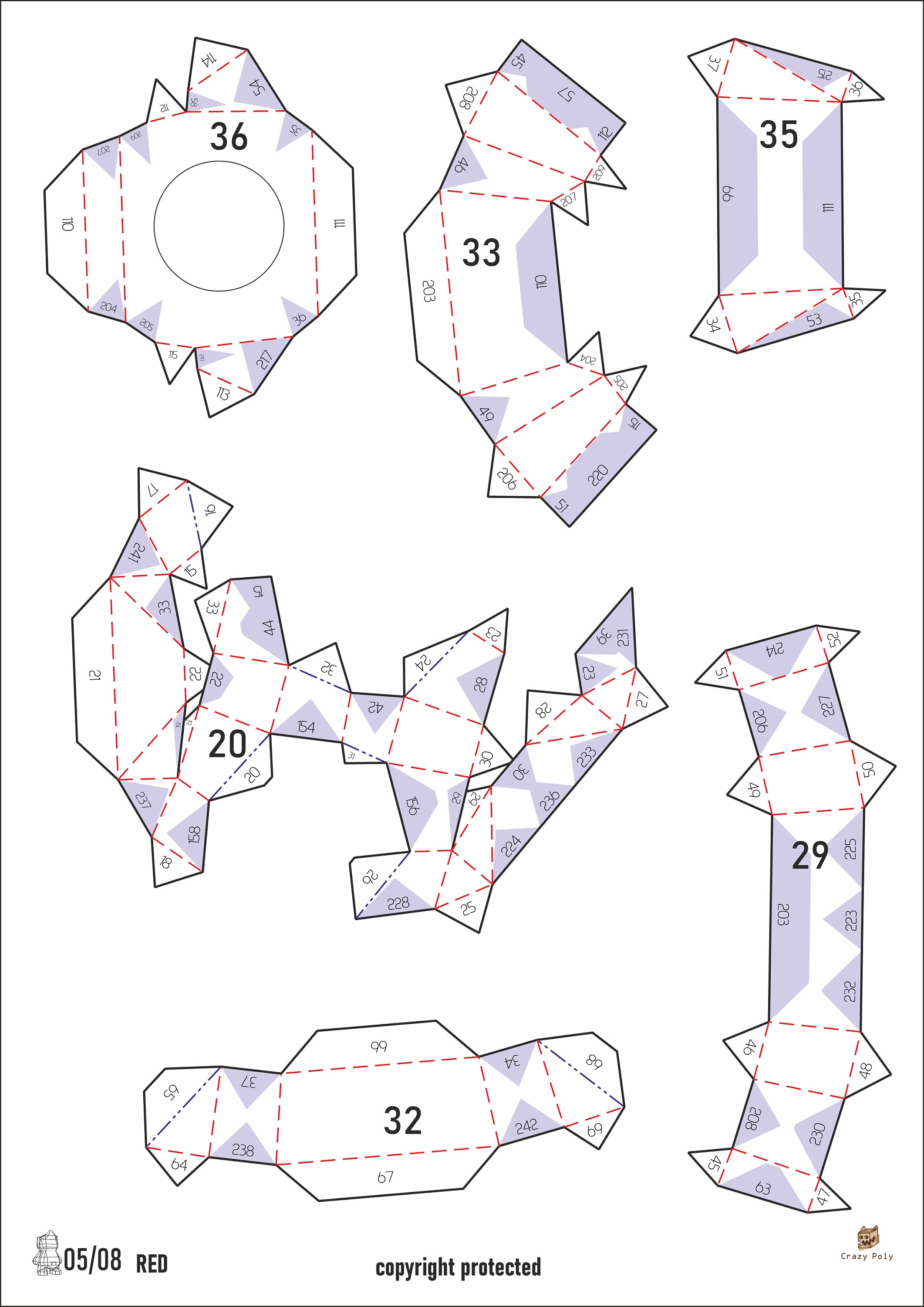 DIY Robin Handmade Doll Papercraft Figures PDF Template | Etsy