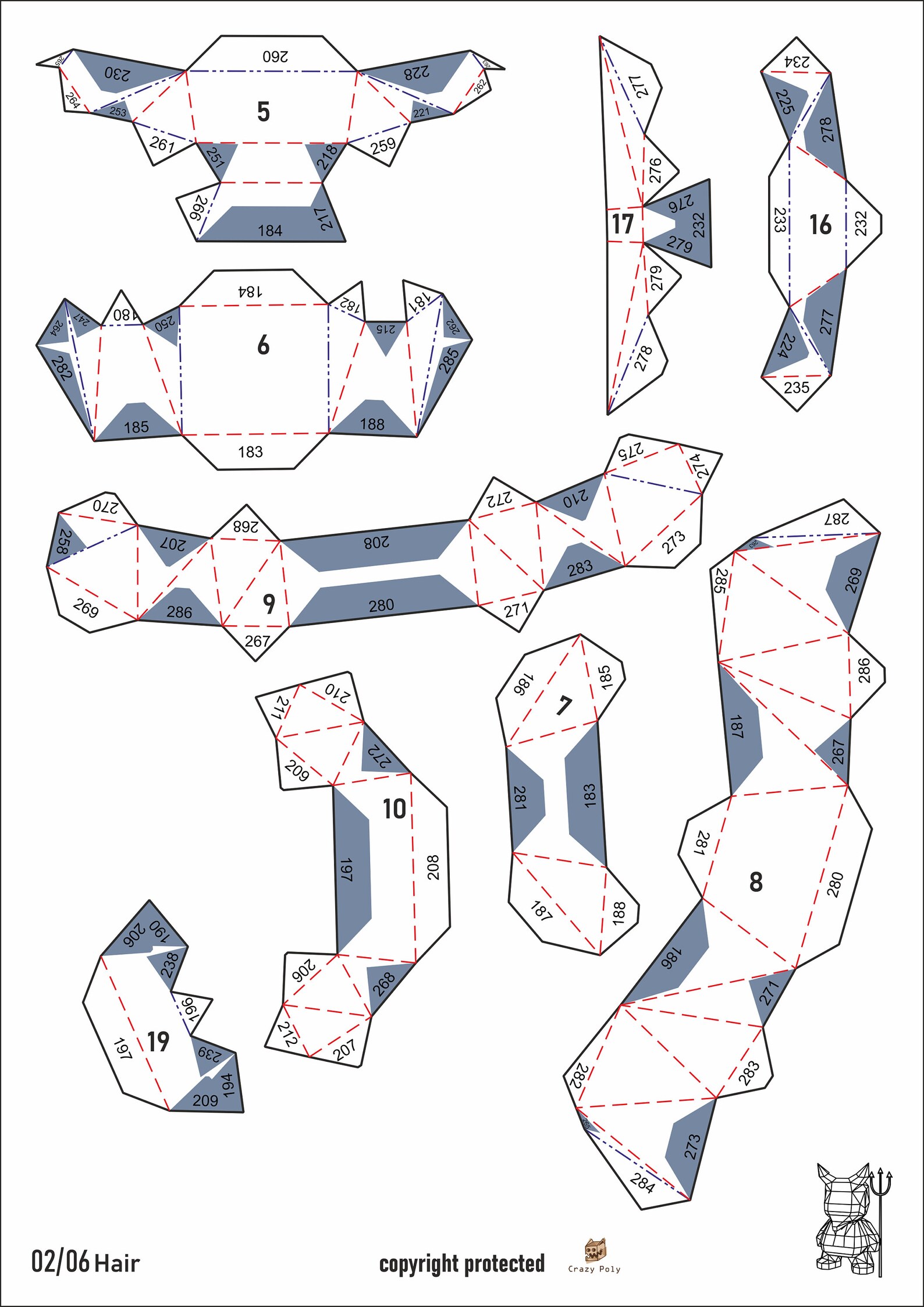 2 in 1 DIY Papercraft Lucifer Figure Devil's in Suit Pdf - Etsy