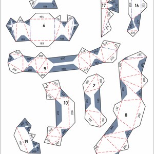 2 in 1 DIY Papercraft Lucifer Figure, Devil's in Suit Pdf Template ...