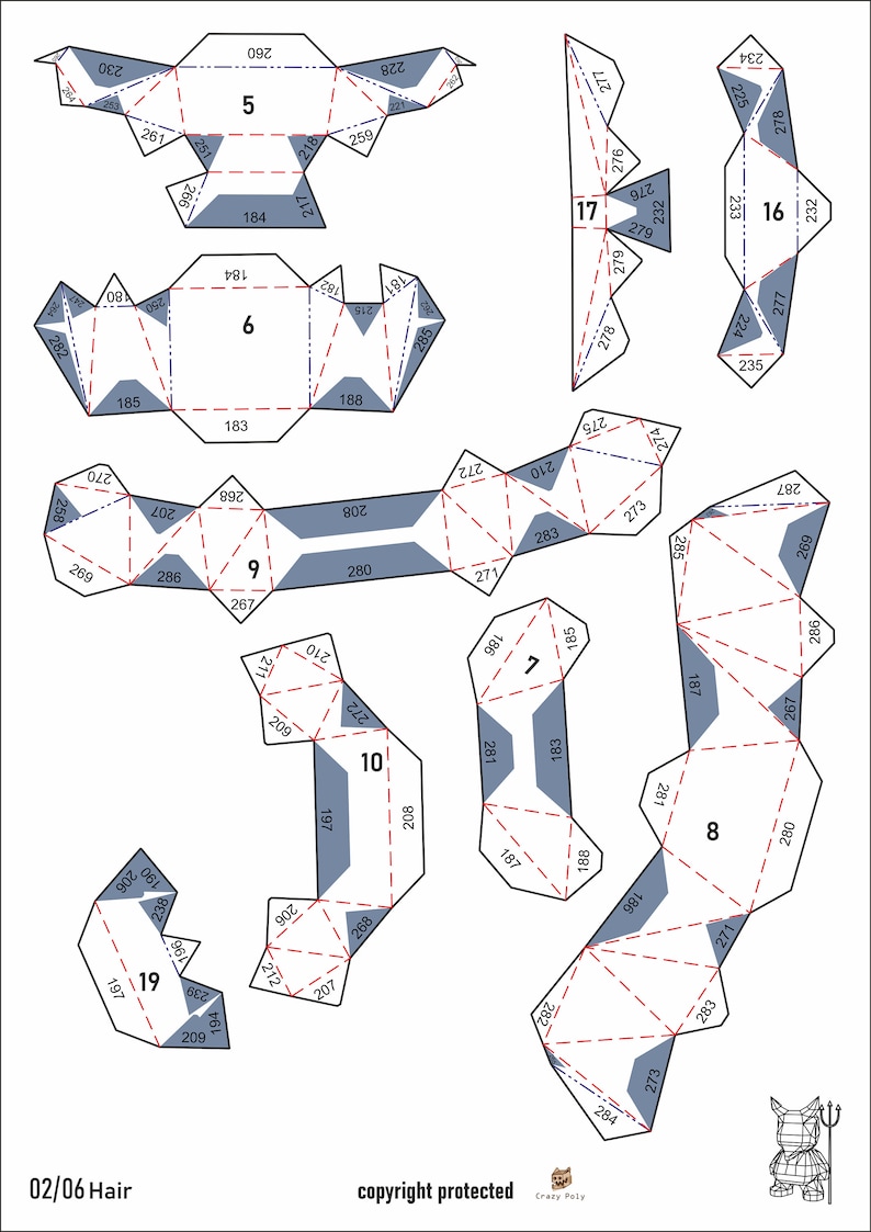 2 in 1 DIY Papercraft Lucifer Figure Devil's in Suit Pdf - Etsy