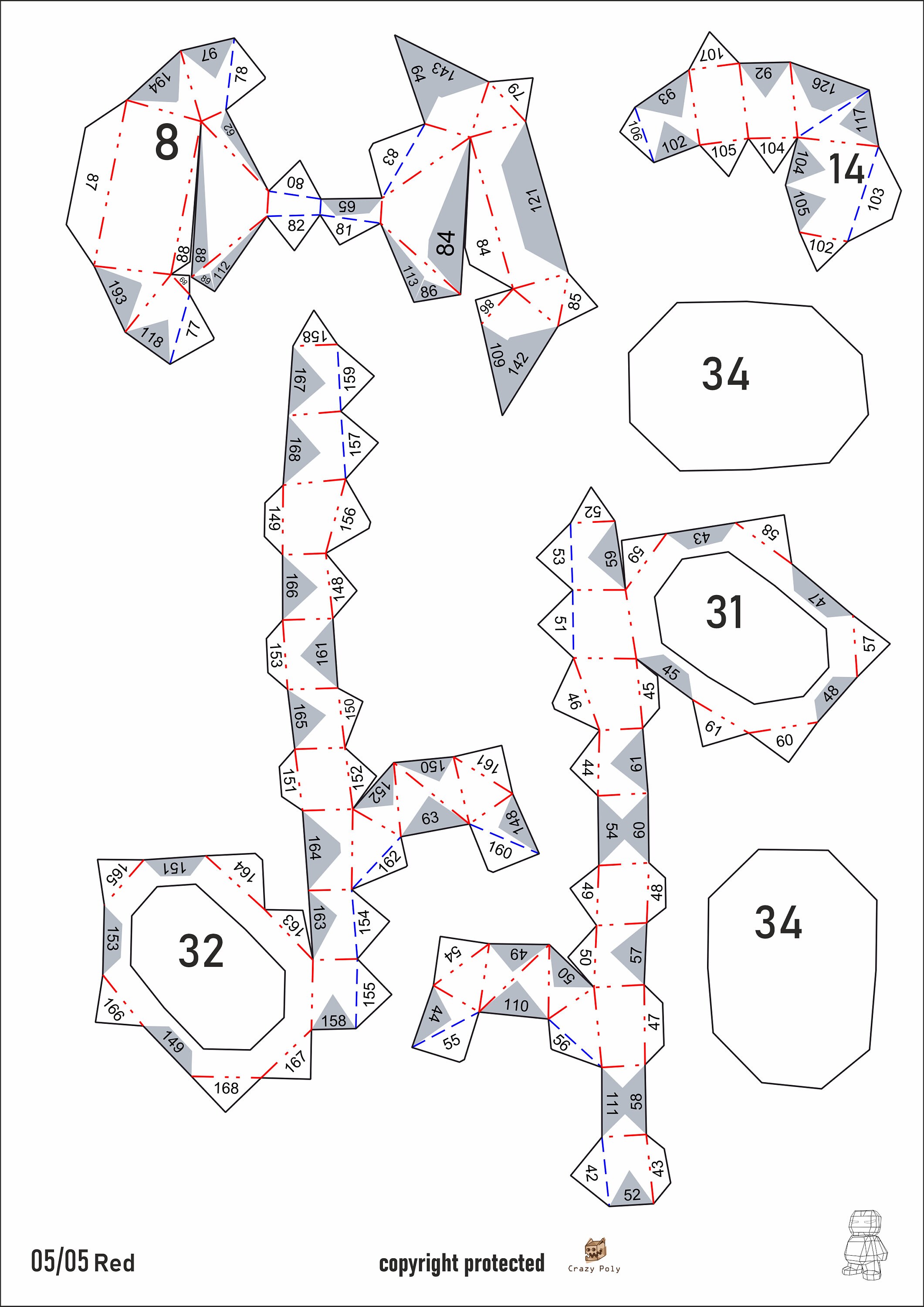 DIY Superhero PDF Template Comic Character 3D Papercraft - Etsy