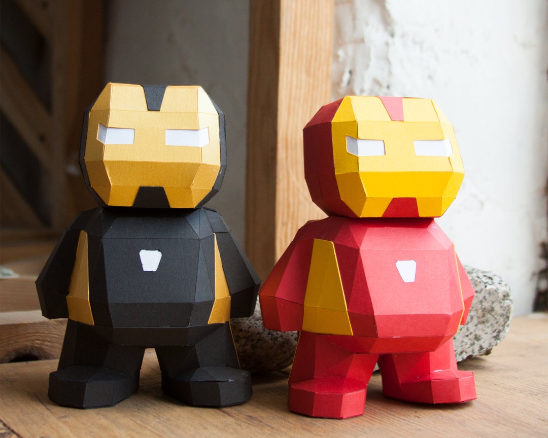 DIY Superhero PDF Template, Comic Character, 3D Papercraft Doll, Party ...