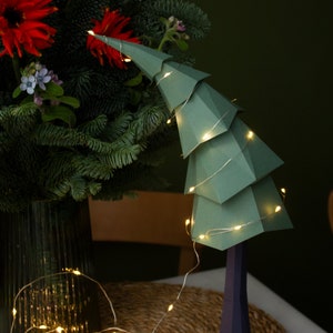 Diy Papercraft Christmas Tree, Digital PDF Templates, Svg and Dxf Files ...
