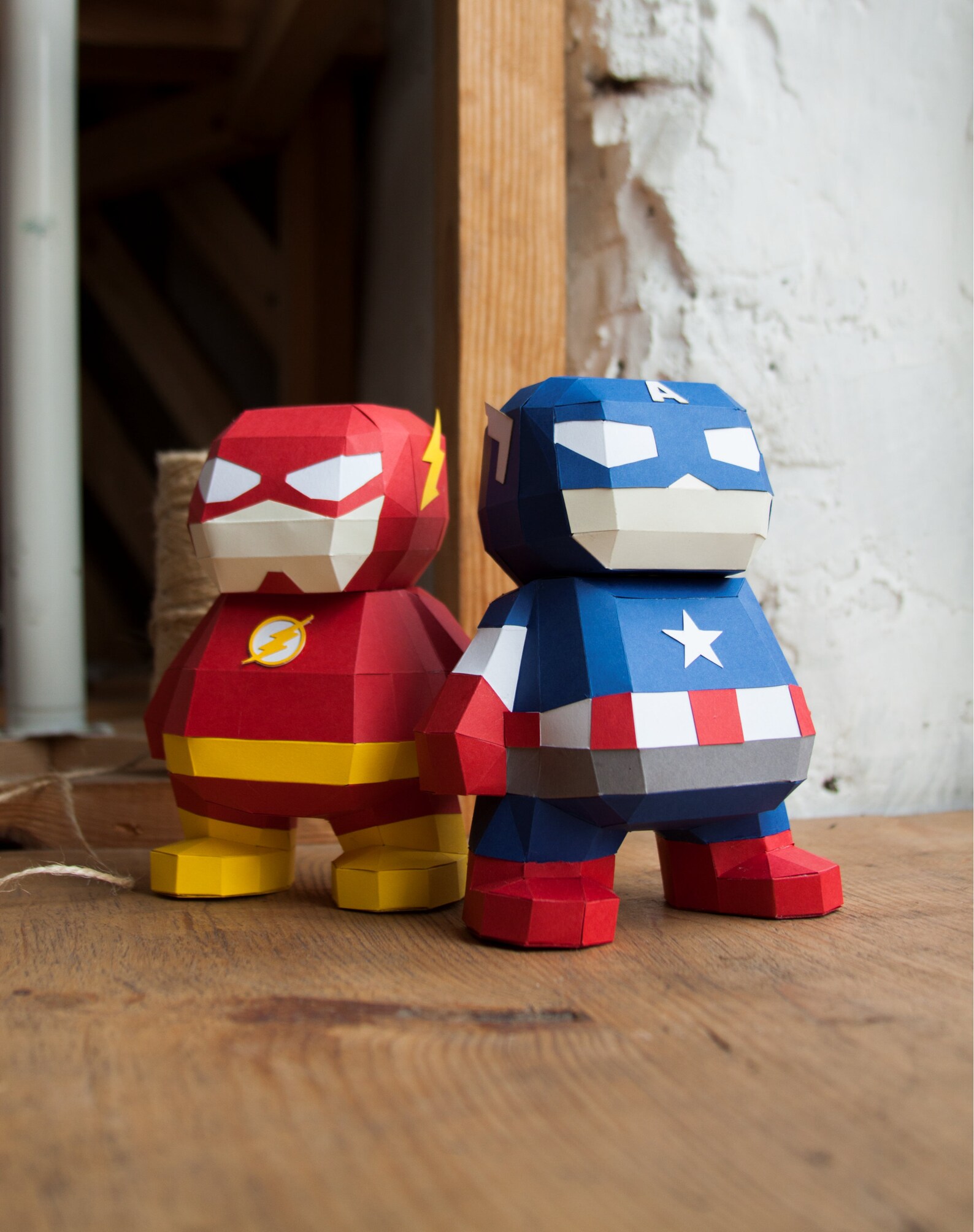 DIY Superhero PDF Template Comic Character 3D Papercraft - Etsy