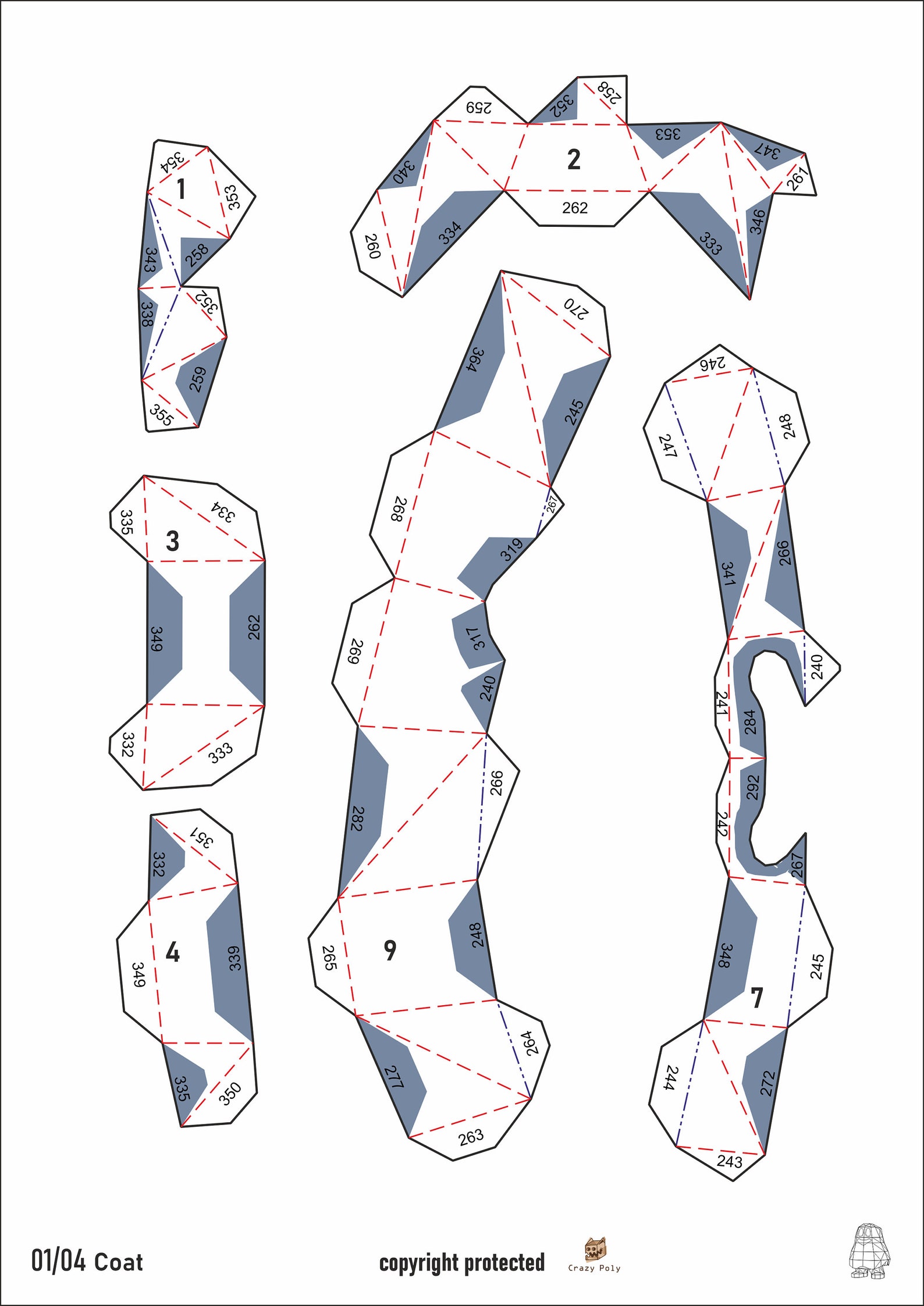 Halloween Papercraft Clothes for Dolls Diy PDF Template - Etsy