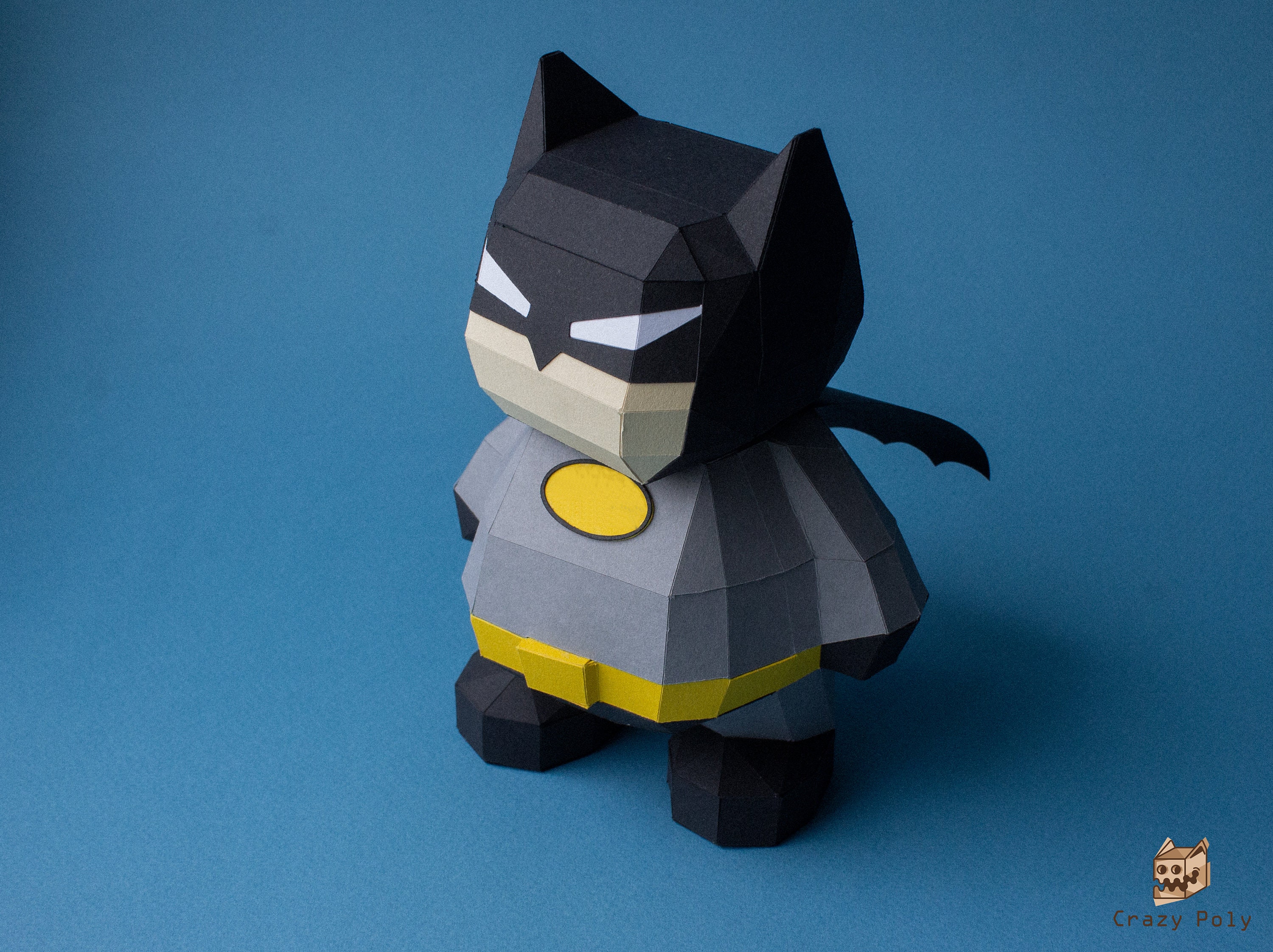 DIY Superhero PDF Template Comic Character 3D Papercraft - Etsy
