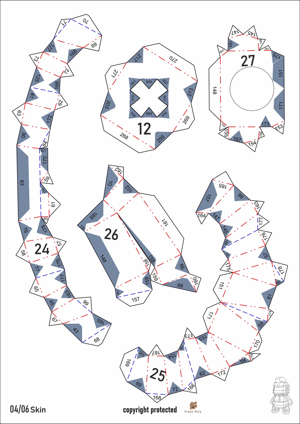 DIY Superhero PDF Template Comic Character 3D Papercraft - Etsy