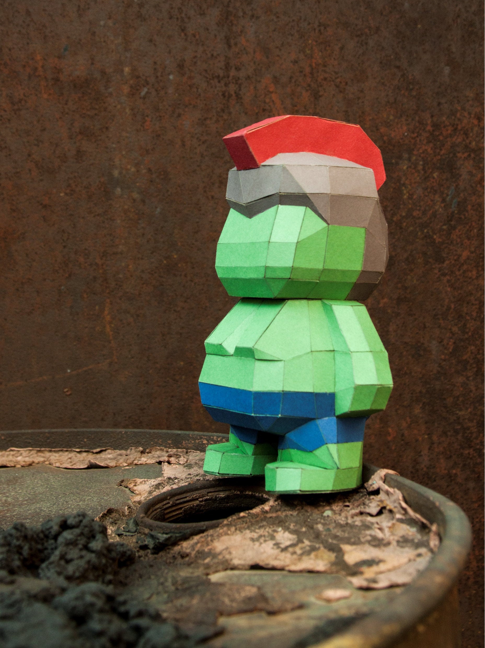 DIY Superhero PDF Template Comic Character 3D Papercraft - Etsy