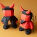 DIY Lucifer in Suit Figure, Devil's Papercraft Template, Halloween ...