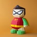 DIY Robin, Handmade Doll, Papercraft Figures, PDF Template, Decorative ...