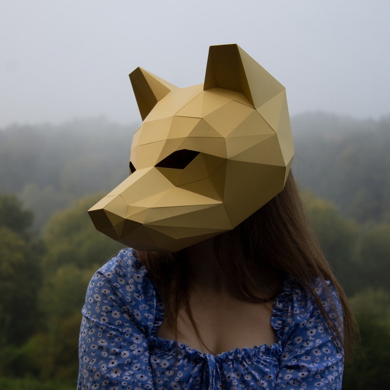 Wolf Mask - Etsy