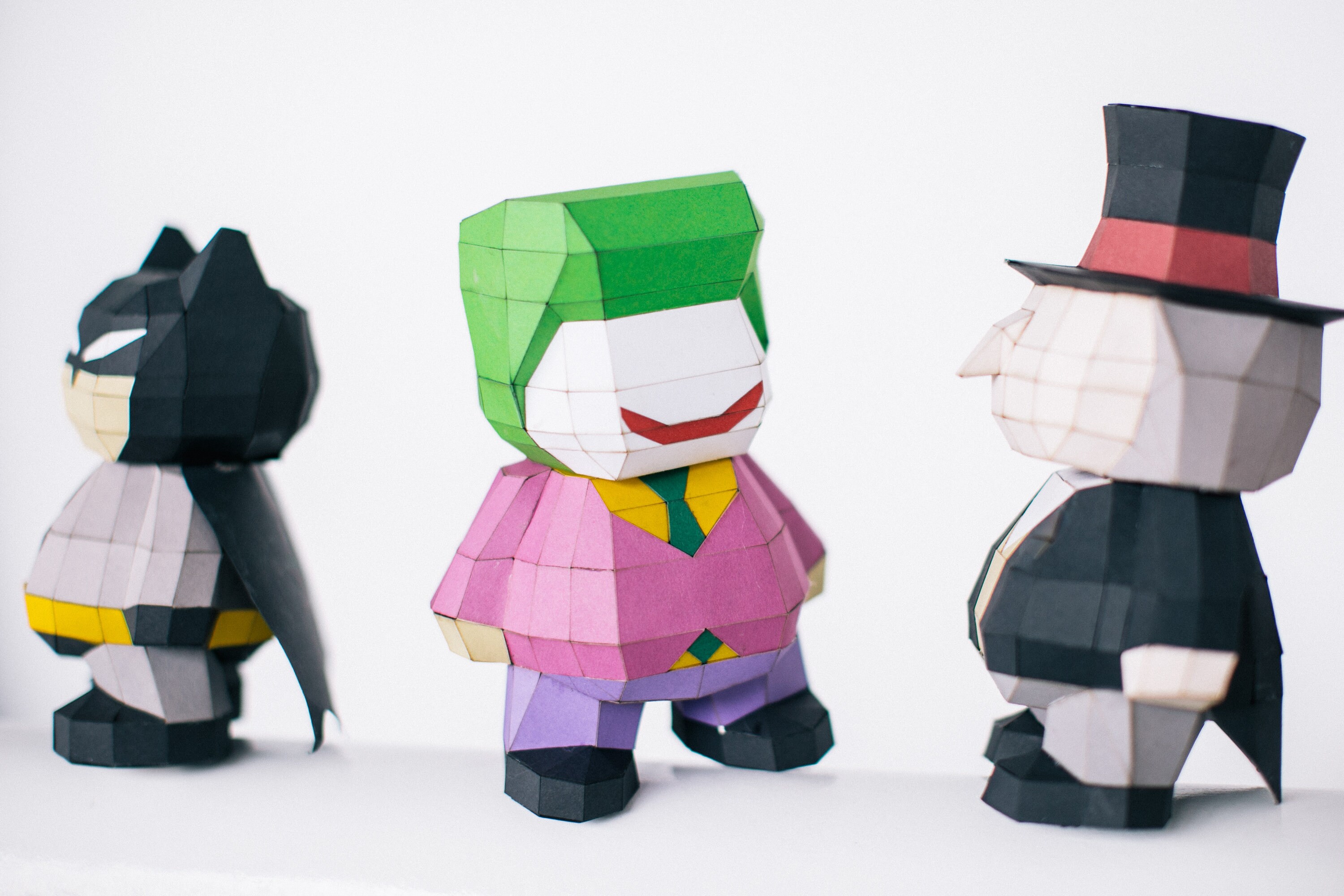 DIY Joker Papercraft: 3D Superhero PDF Template - Etsy