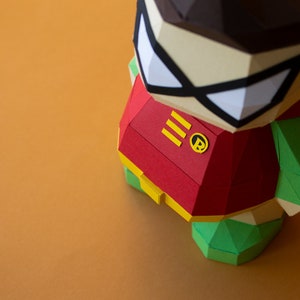 DIY Robin, Handmade Doll, Papercraft Figures, PDF Template, Decorative ...