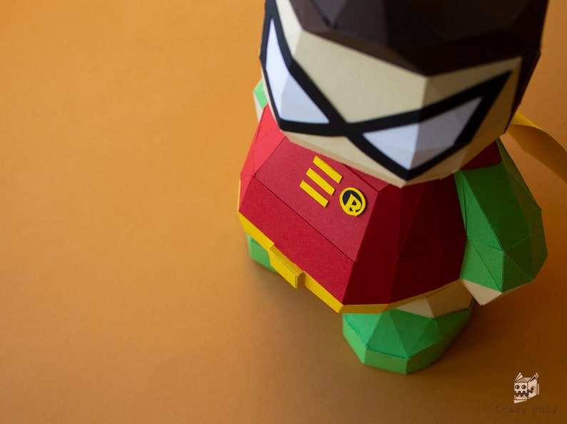 DIY Robin Handmade Doll Papercraft Figures PDF Template | Etsy