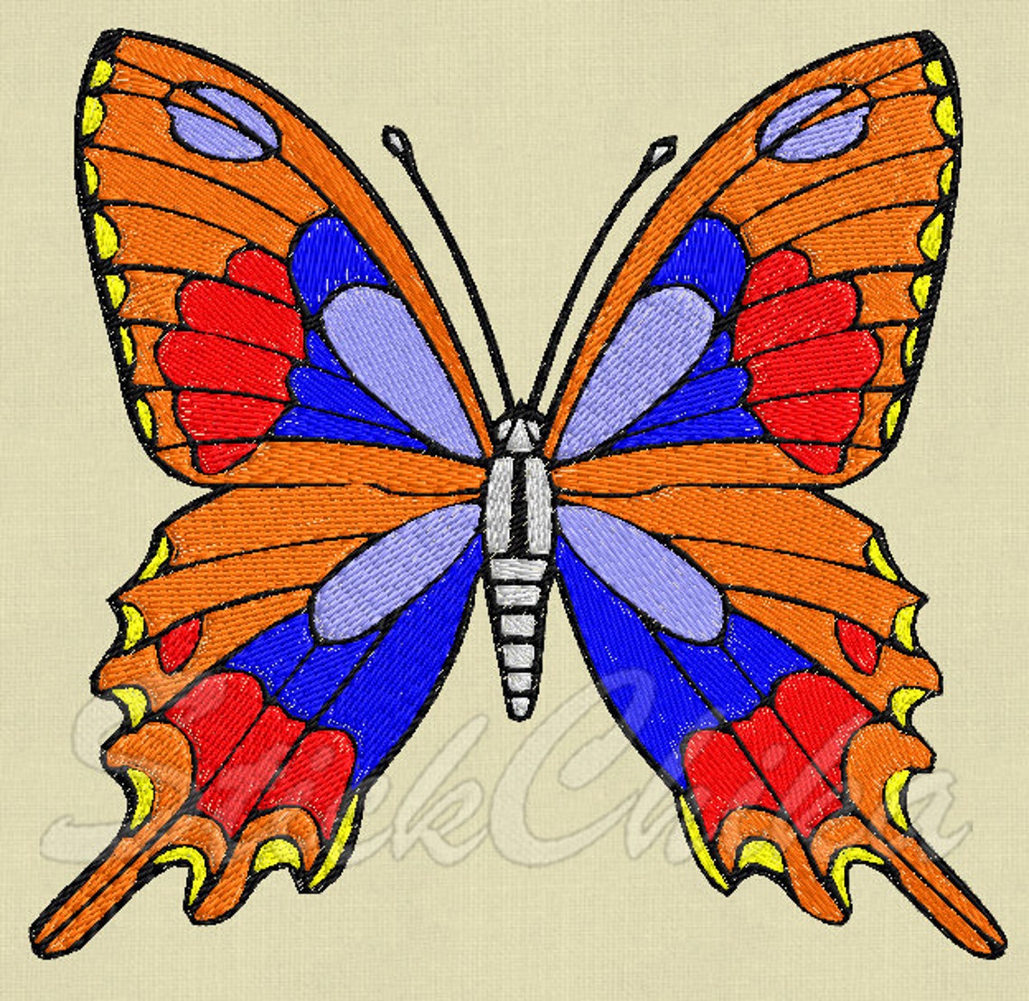 Stickmuster Stickdatei Schmetterling | Etsy