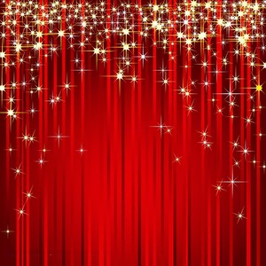 Red Glitter Backdrop Wall Photography Stars Background Curtains ...