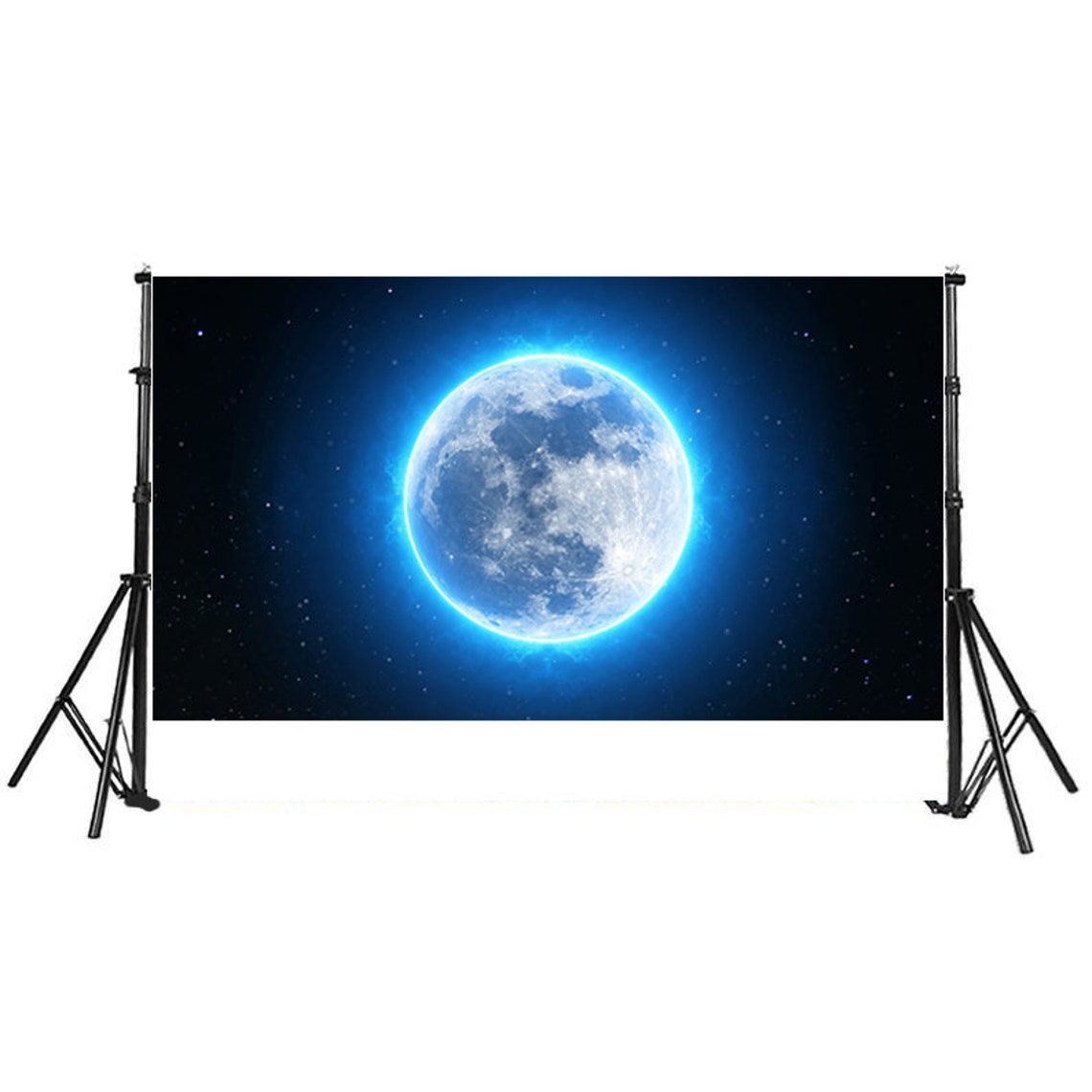 Full Moon Backdrop for Photography Backdrops Star Night Sky - Etsy