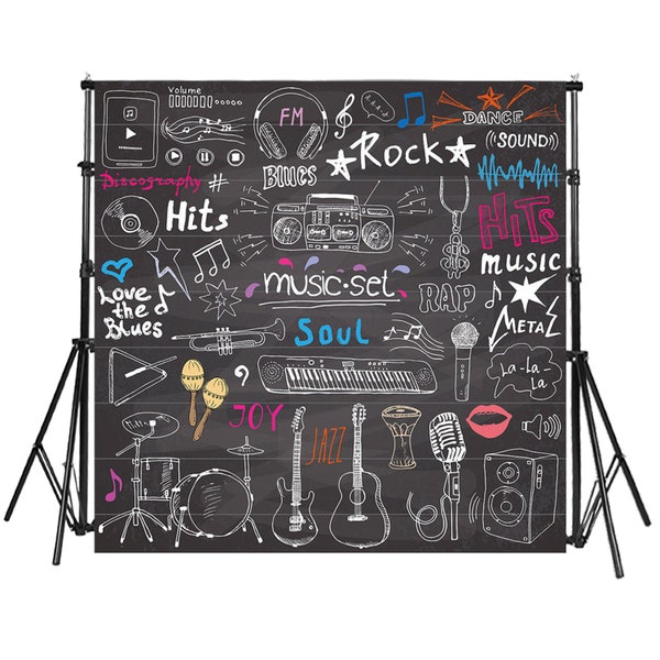 Music Studio Backdrop - Etsy